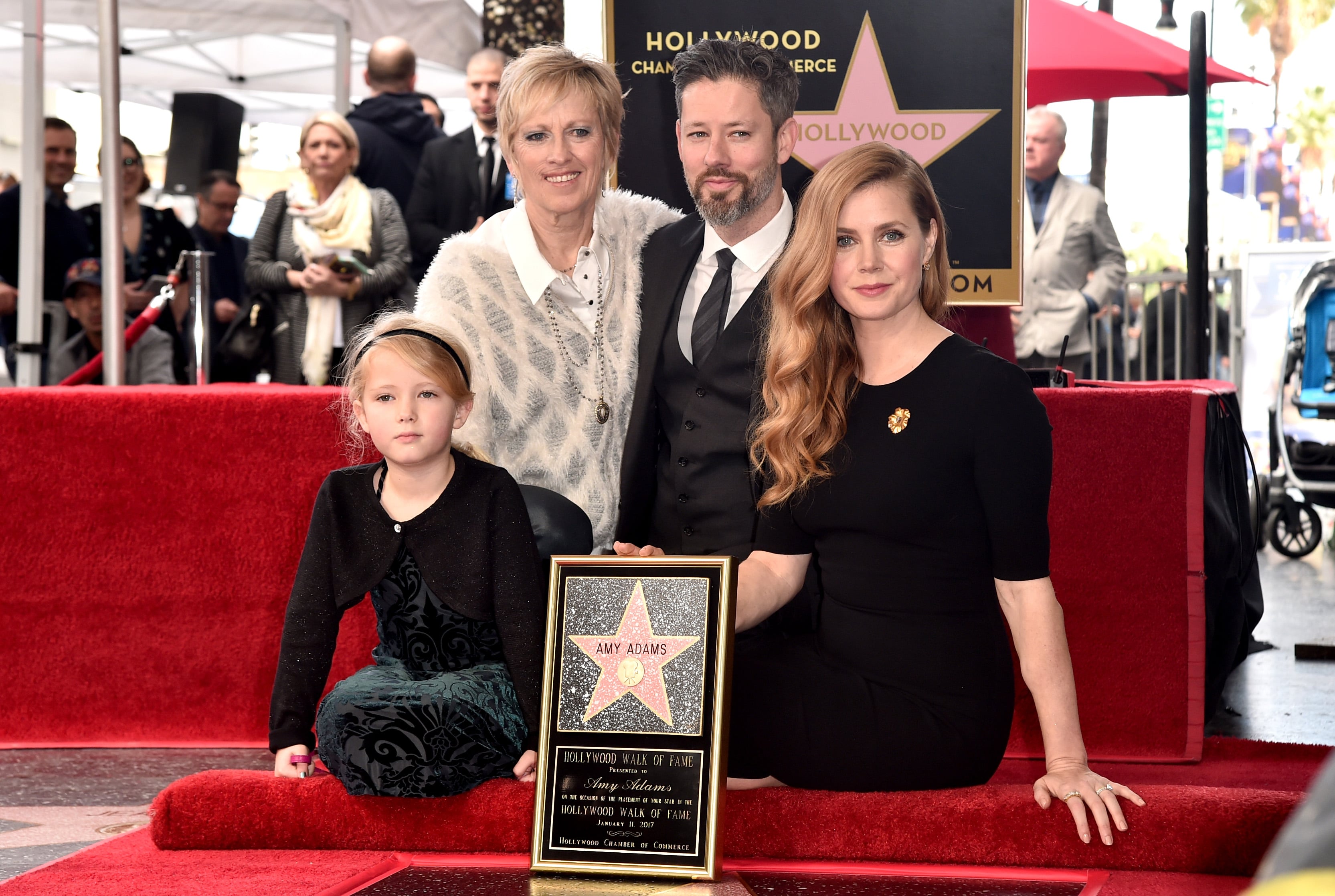 Amy Adams and Her Family at Hollywood Walk of Fame Ceremony | PS Celebrity