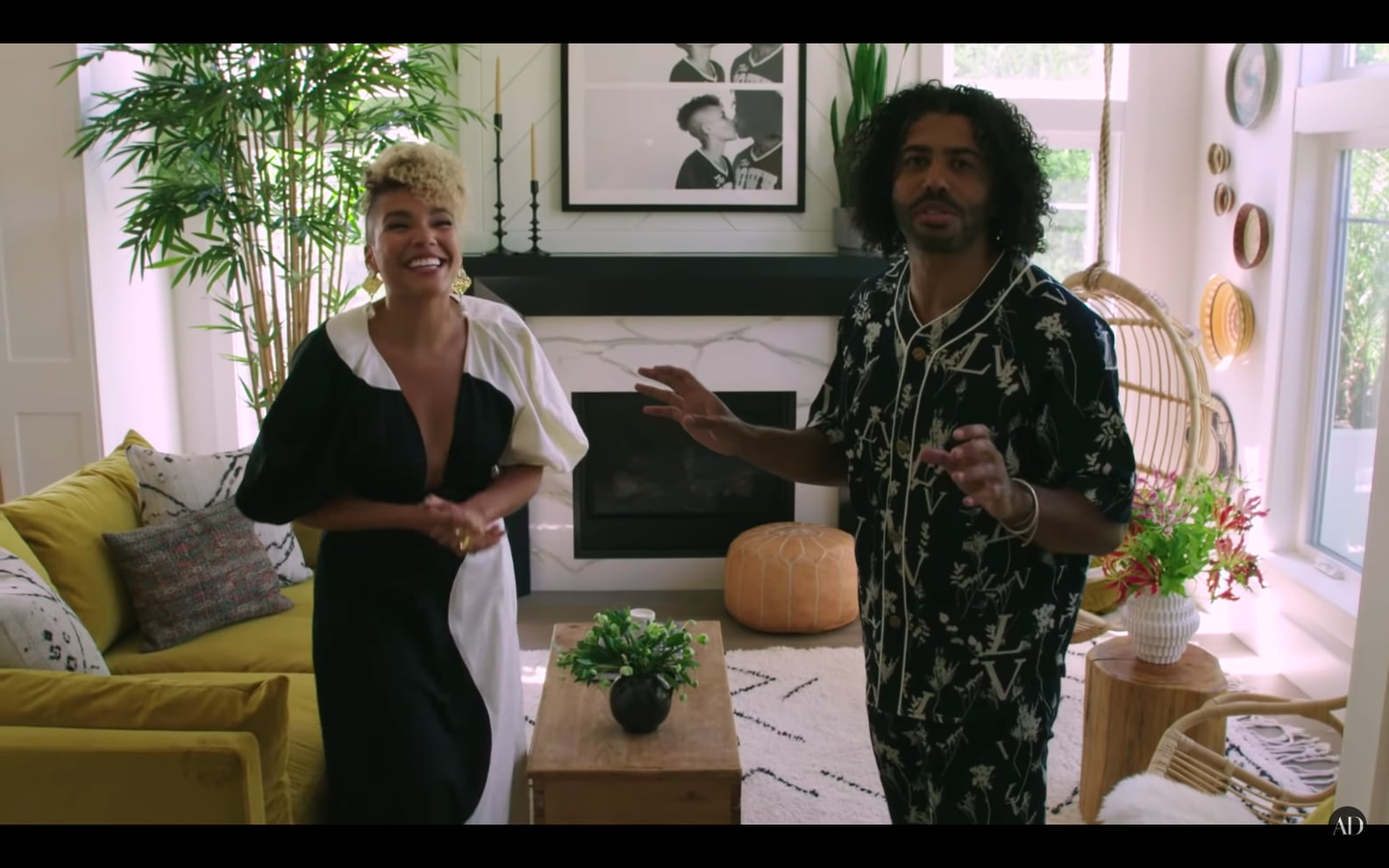 Watch Daveed Diggs and Emmy Raver-Lampman's AD House Tour | POPSUGAR Home