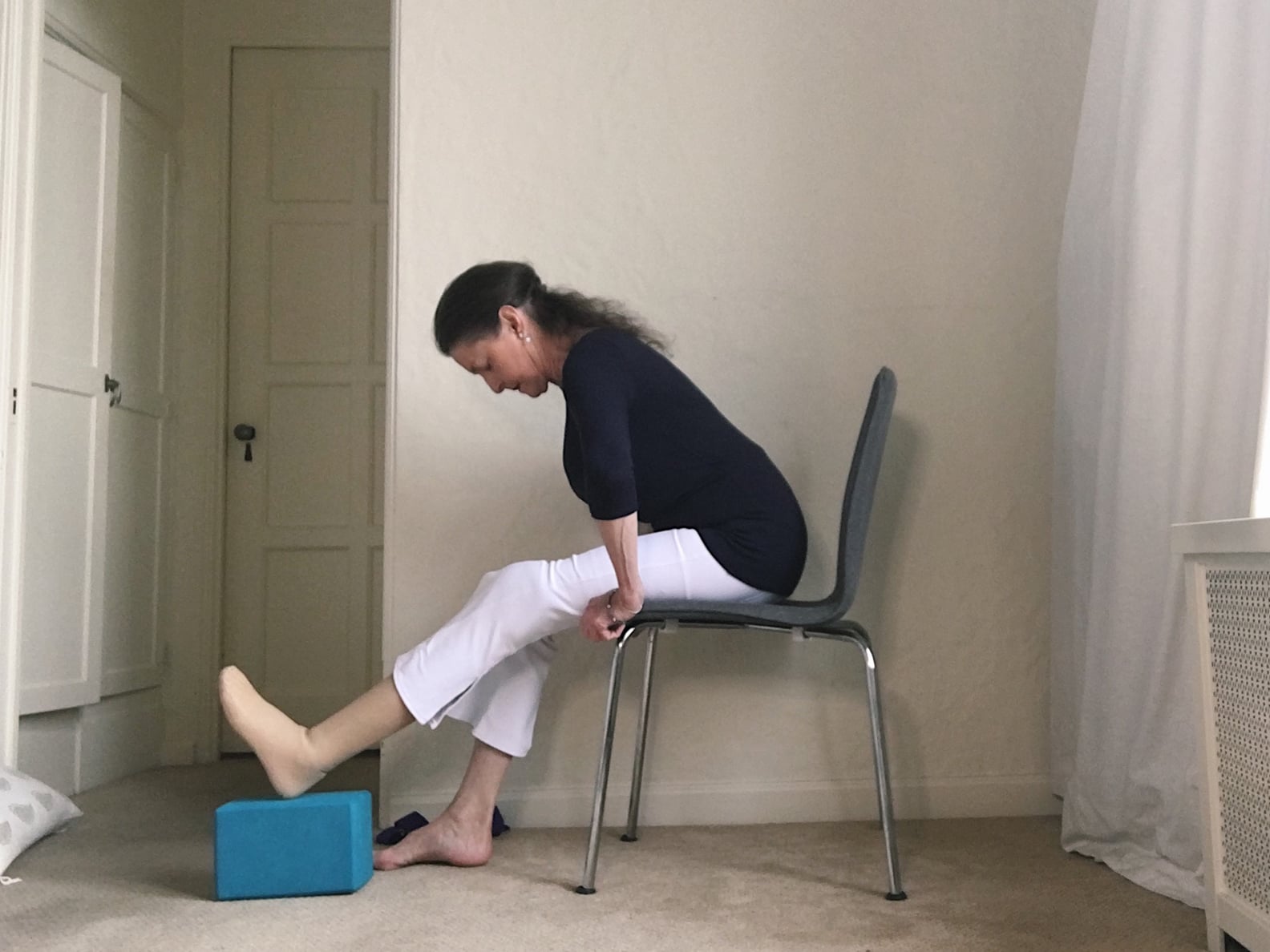 Full-Body Adaptive Seated Yoga Flow in a Chair | POPSUGAR Fitness