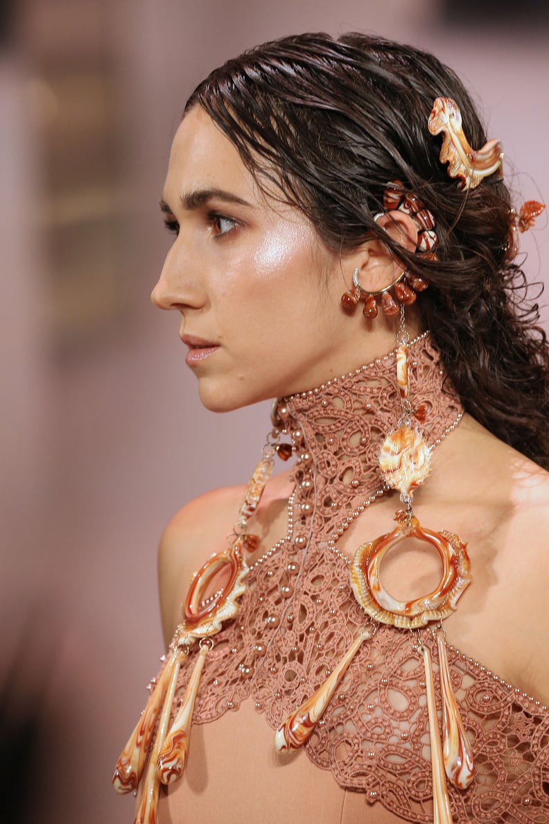 Fendi Spring 2021 Couture Featured Venetian Glass Hair Combs | PS UK Beauty