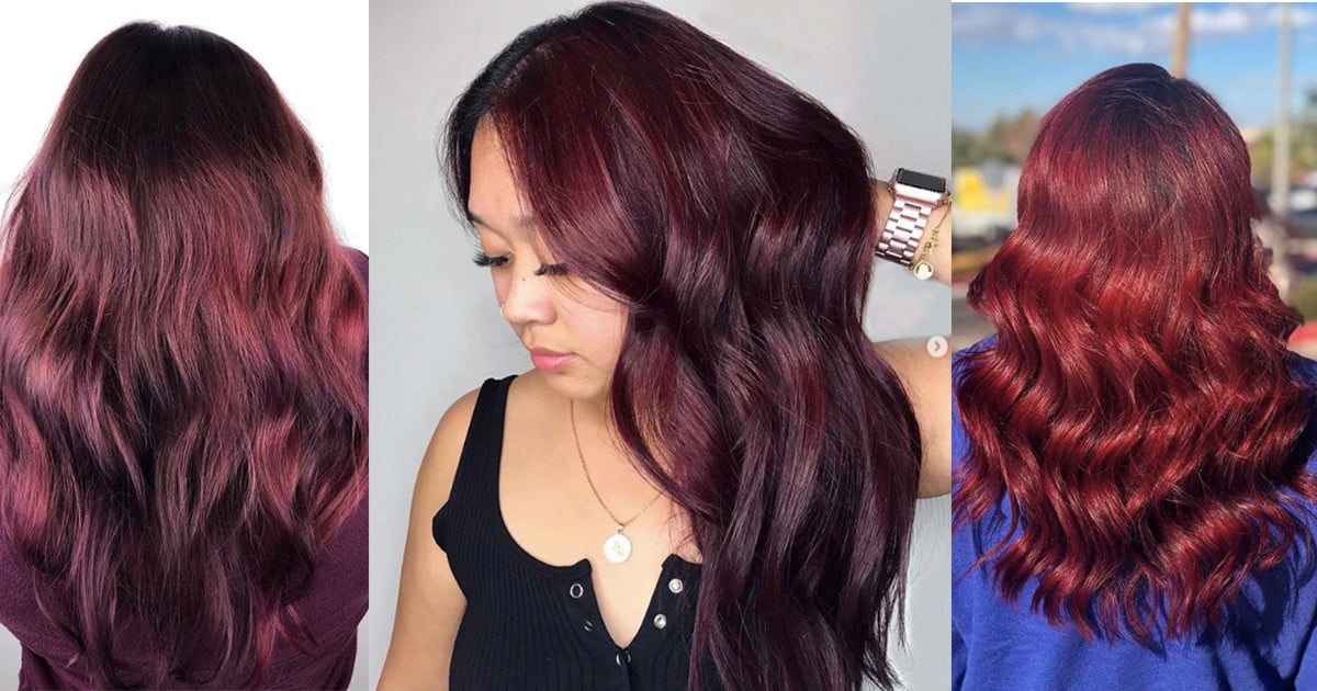 Maroon Hair Color | POPSUGAR Beauty