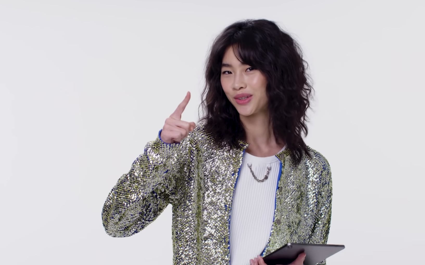 Watch HoYeon Jung React to Squid Game Theories I Video | POPSUGAR ...