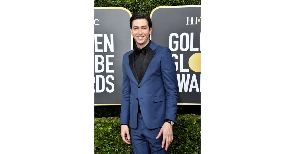 Nicholas Braun At The Golden Globes See The Cast Of Succession At The