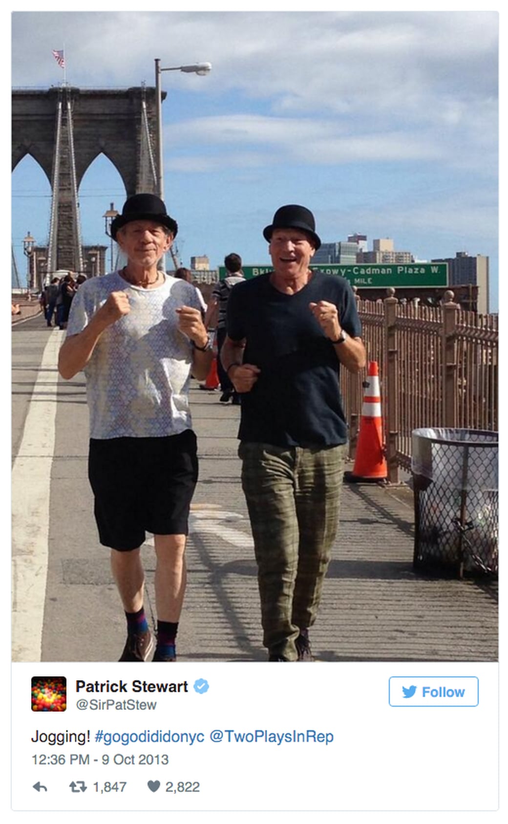 Funny Patrick Stewart Tweets | PS Celebrity