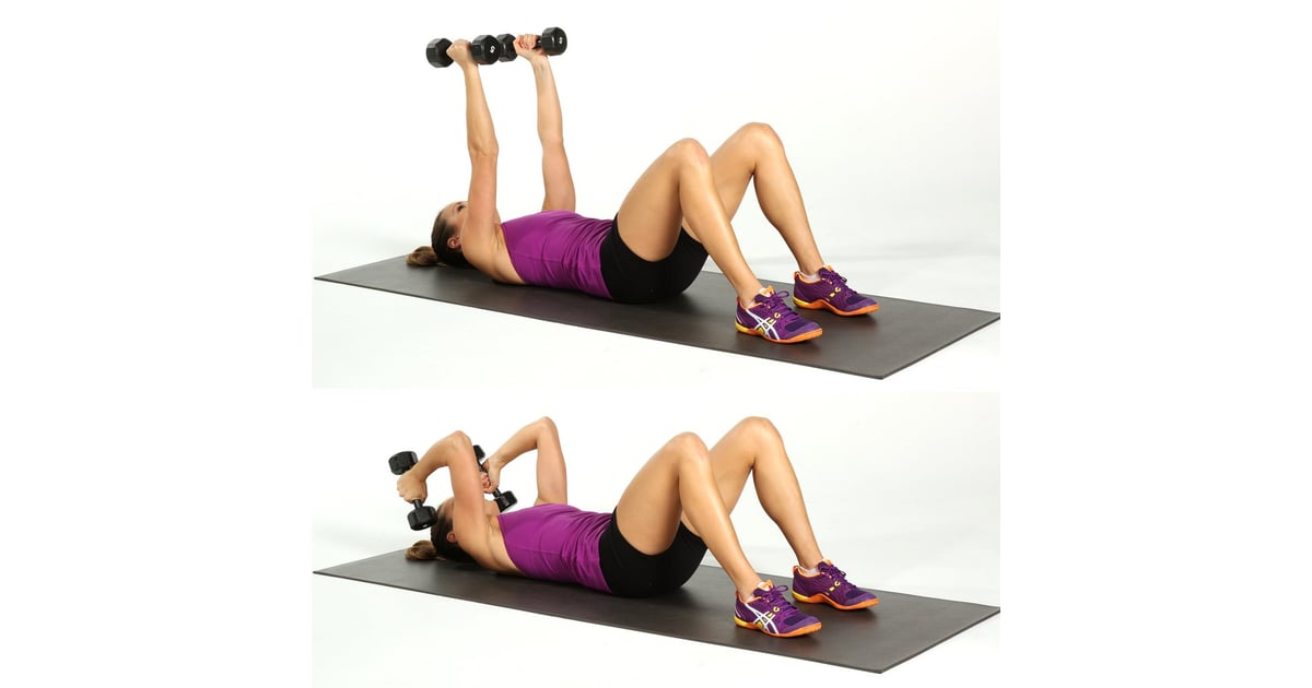 Skull Crusher 15 Minute Arm Workout POPSUGAR Fitness Photo 7