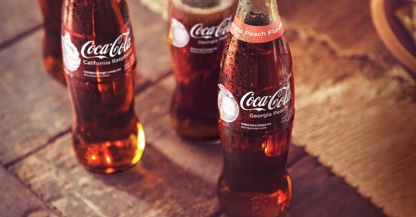 Peach and Raspberry Coke Flavors | PS Food