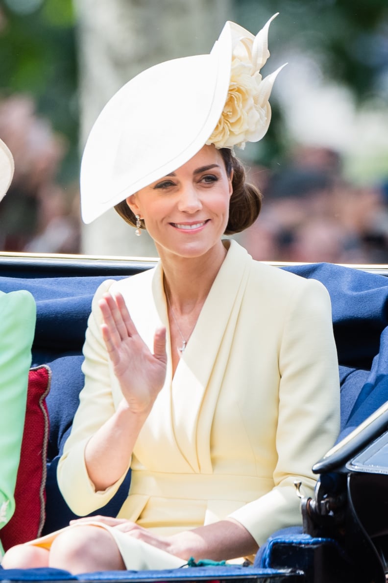 Kate Middleton Yellow Outfit at Trooping the Colour 2019 | POPSUGAR Fashion
