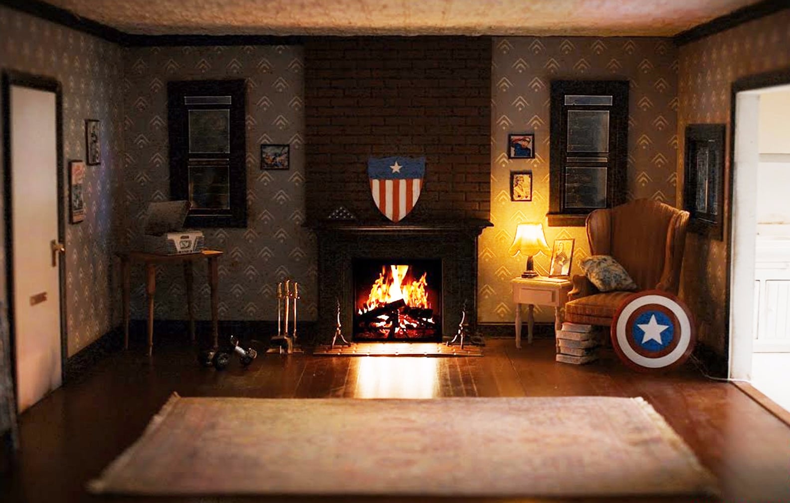 Marvel Heroes Fireplace Videos | PS Tech