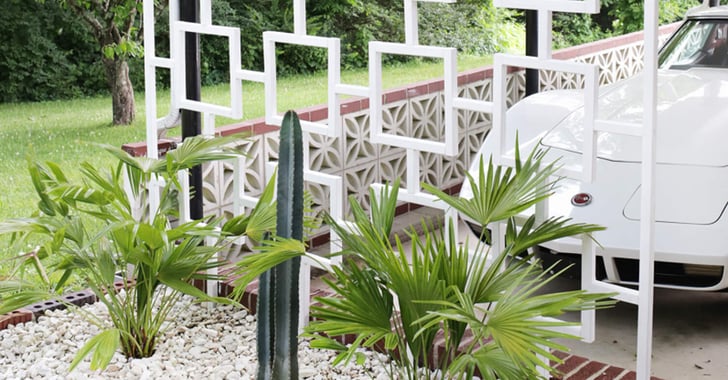 DIY Mid-Century Trellis | POPSUGAR Home