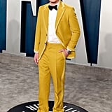Charlie Puth's Yellow Fendi Suit at the 2020 Oscars | POPSUGAR Fashion