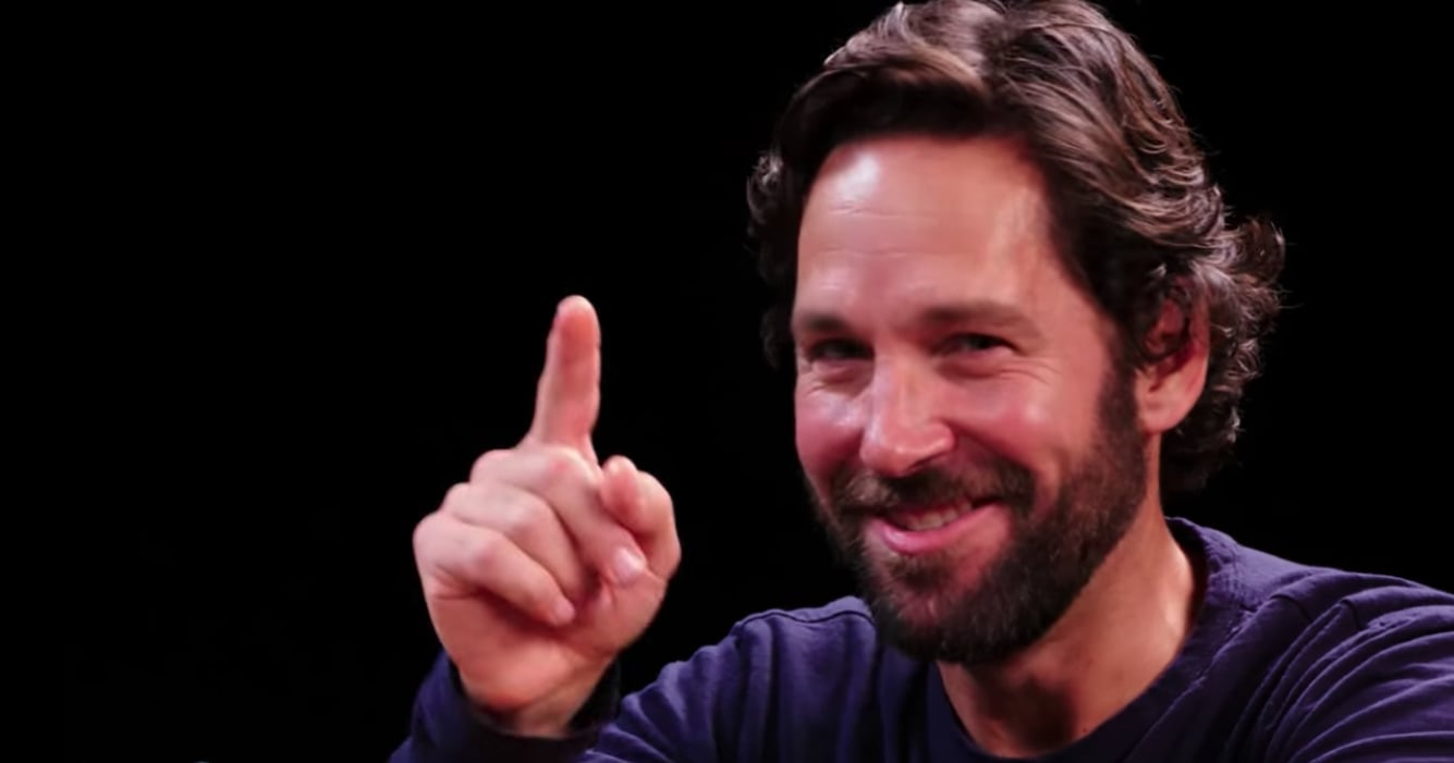 Paul Rudd Eats Super Spicy Hot Wings in Hot Ones Video | POPSUGAR Celebrity