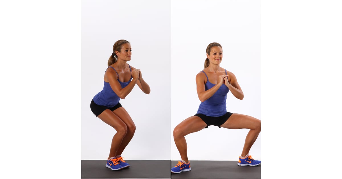 Narrow Squat to Wide Squat | 25-Minute Cardio and Strength-Training Circuit Workout | POPSUGAR ...