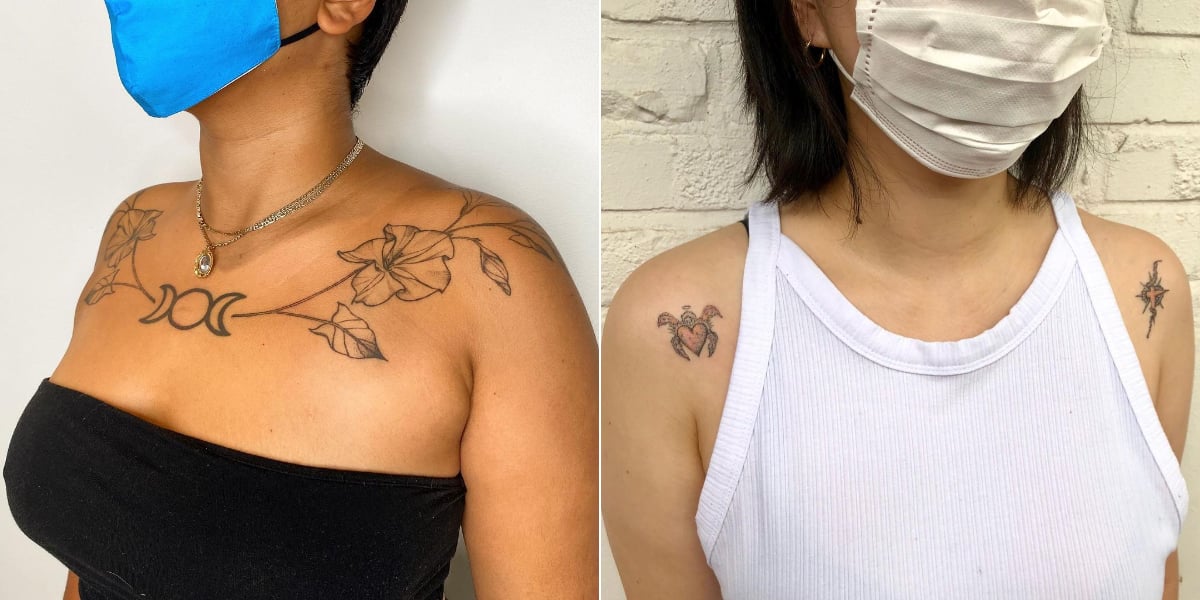 Twin Shoulder Tattoo Ideas and Inspiration | PS Beauty