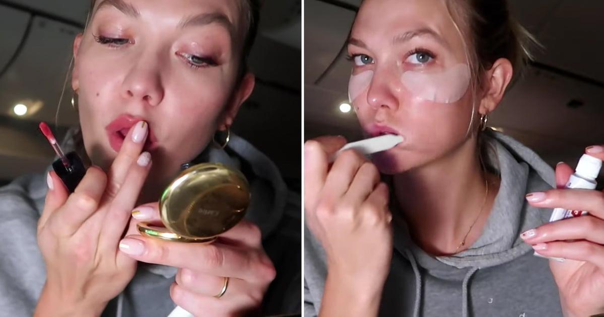 Karlie Kloss Airplane Makeup Routine Video | PS Beauty