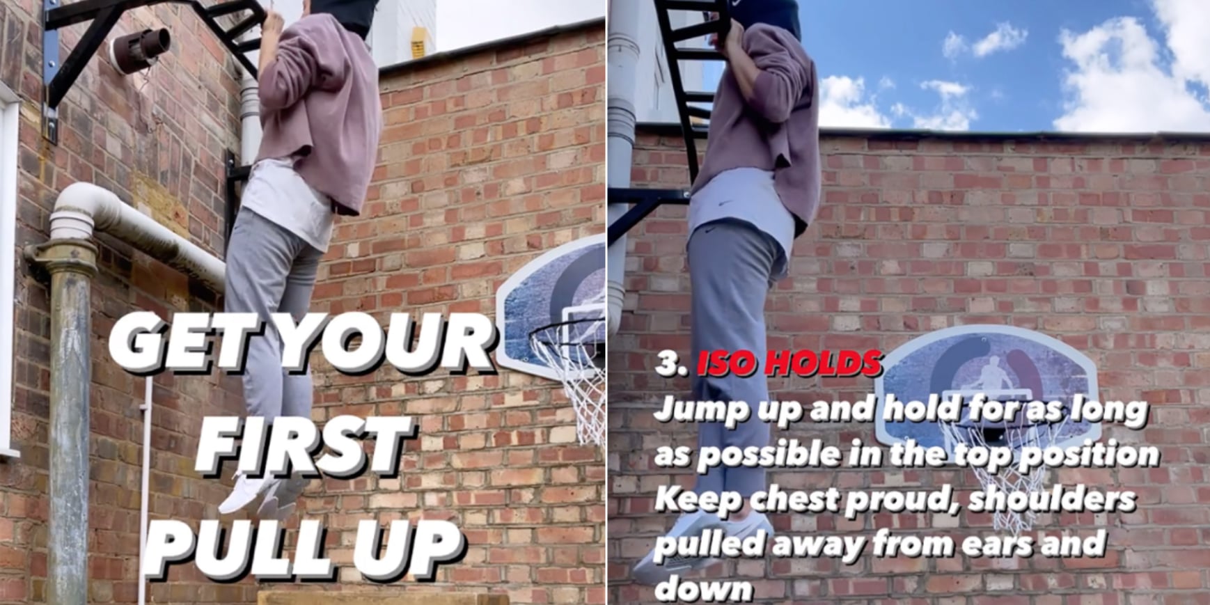 Exercises to Build Up to First Pull-Up From Nike Trainer | PS Fitness