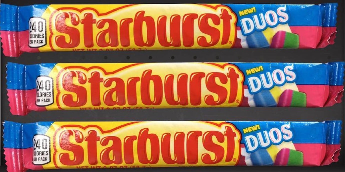 Starburst Duos Fruit Chews 2019 | PS Food