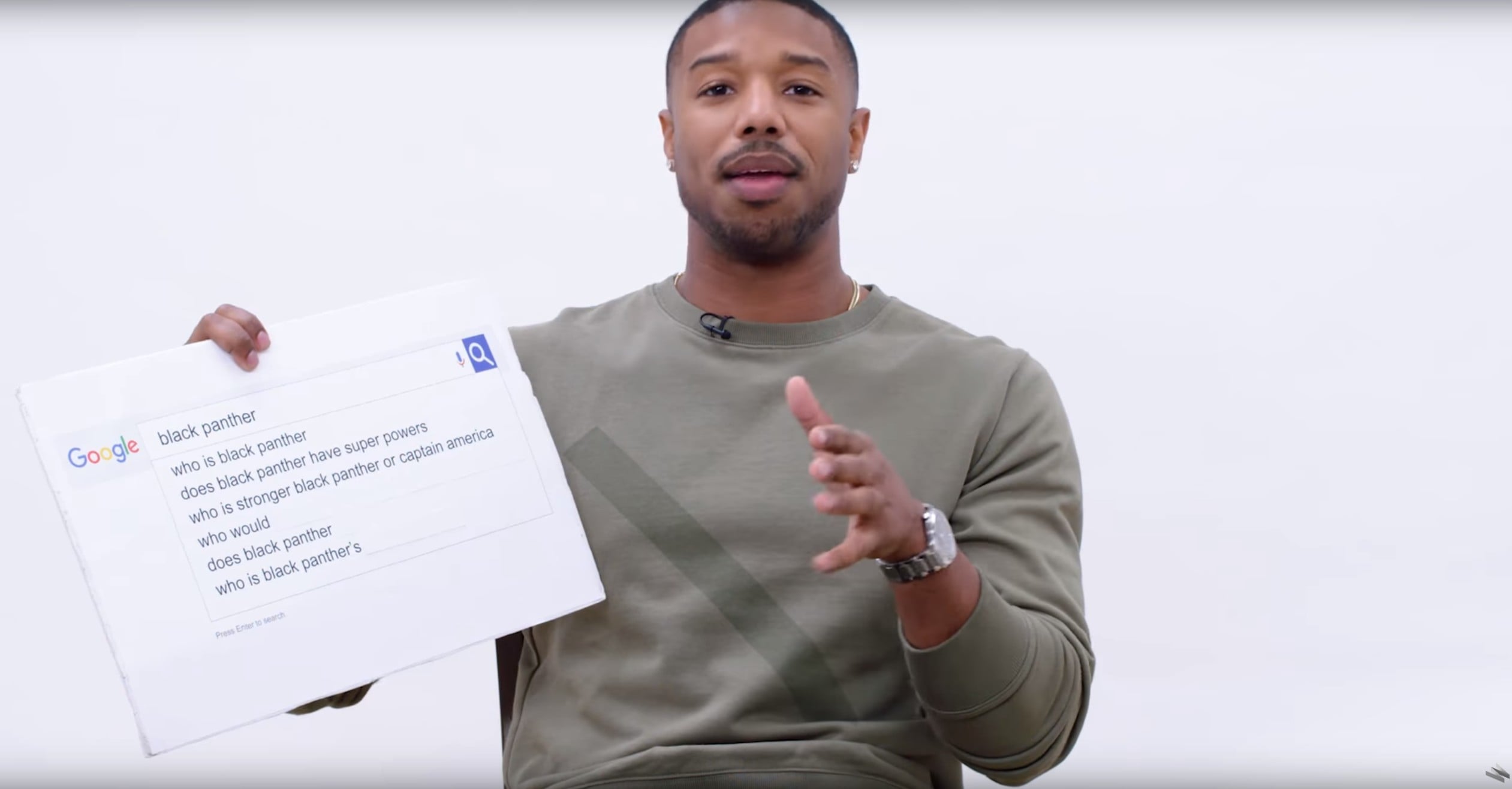 The Black Panther Cast Answers Internet Questions | POPSUGAR Celebrity