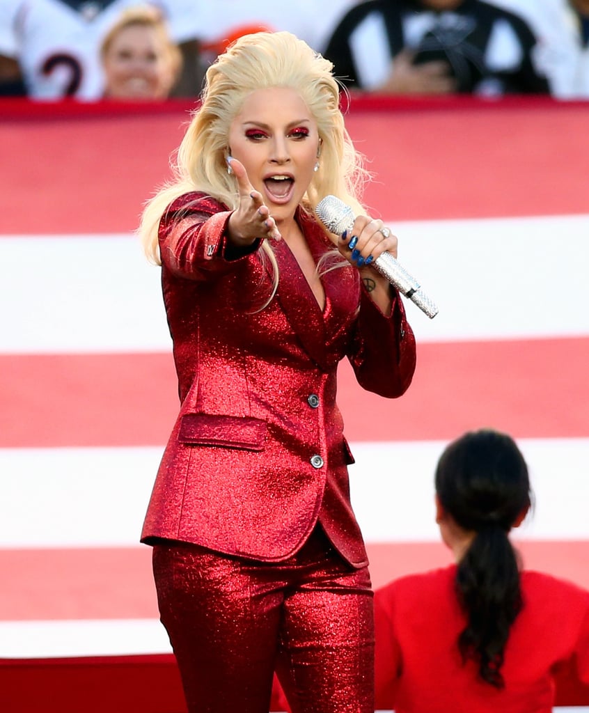 Lady Gaga Dancing at the Super Bowl 2016 | POPSUGAR Celebrity
