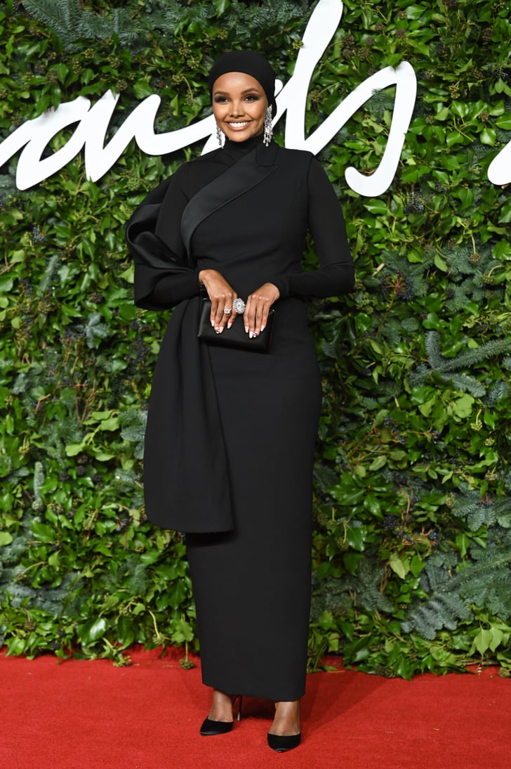 Halima Aden at the 2021 Fashion Awards | British Fashion Awards 2021 ...