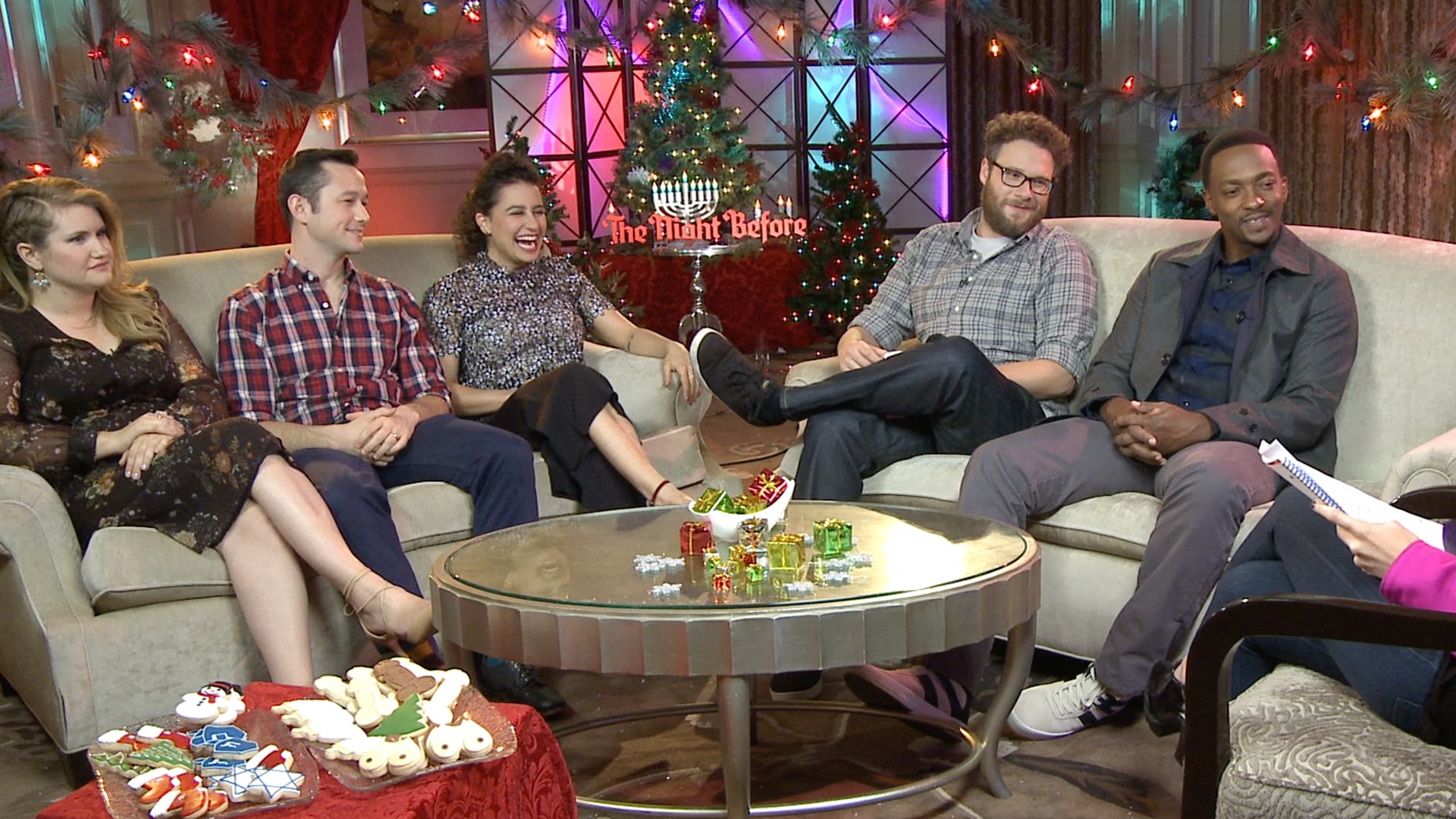 The Night Before Cast Interview (Video) | POPSUGAR Celebrity