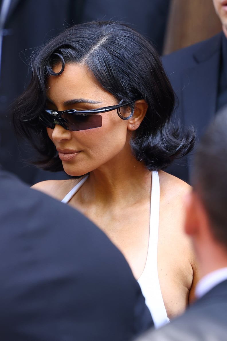 Kim Kardashian Retro Hairstyle