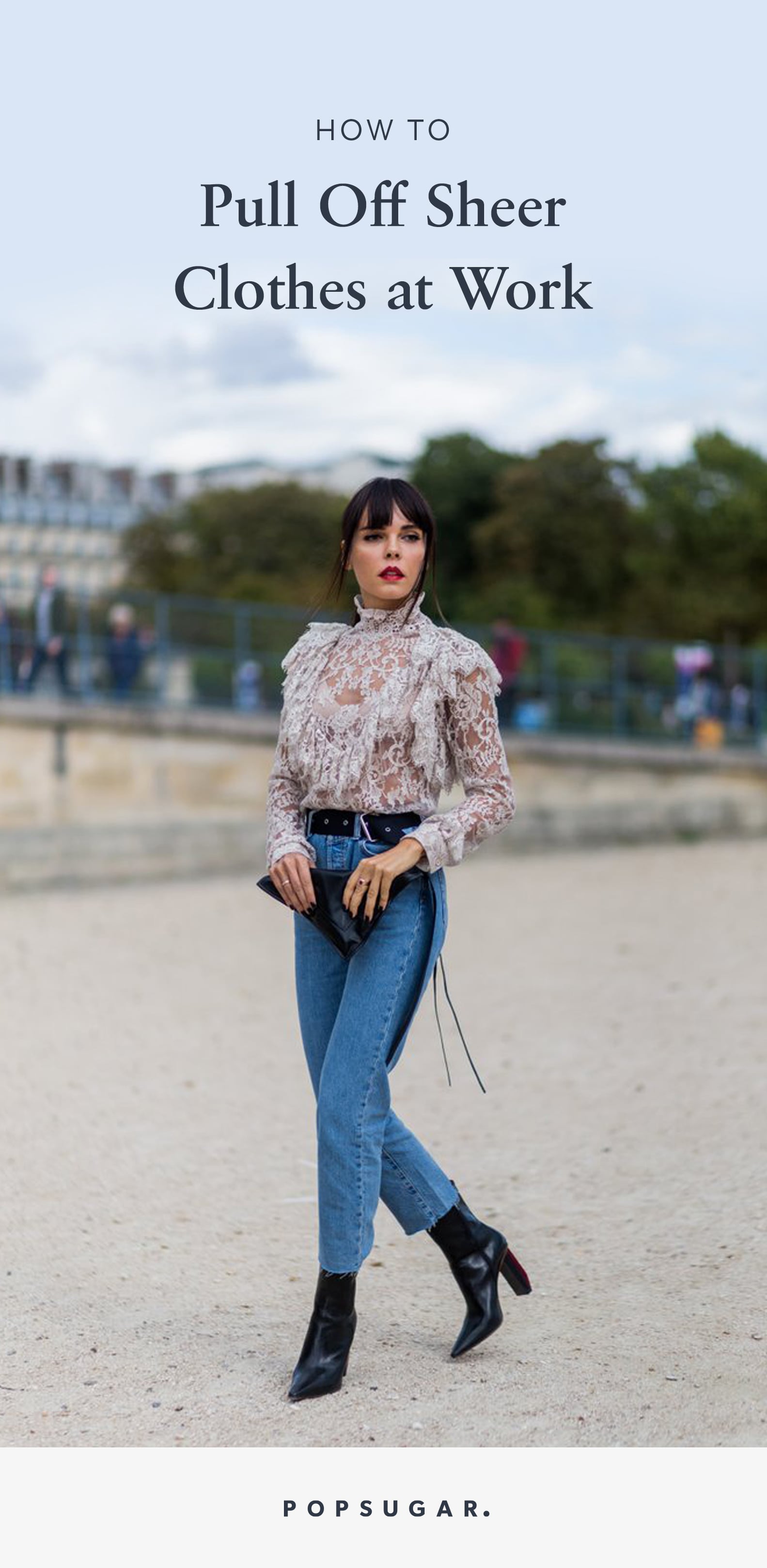 How to Wear Sheer Clothes For Work | PS Fashion