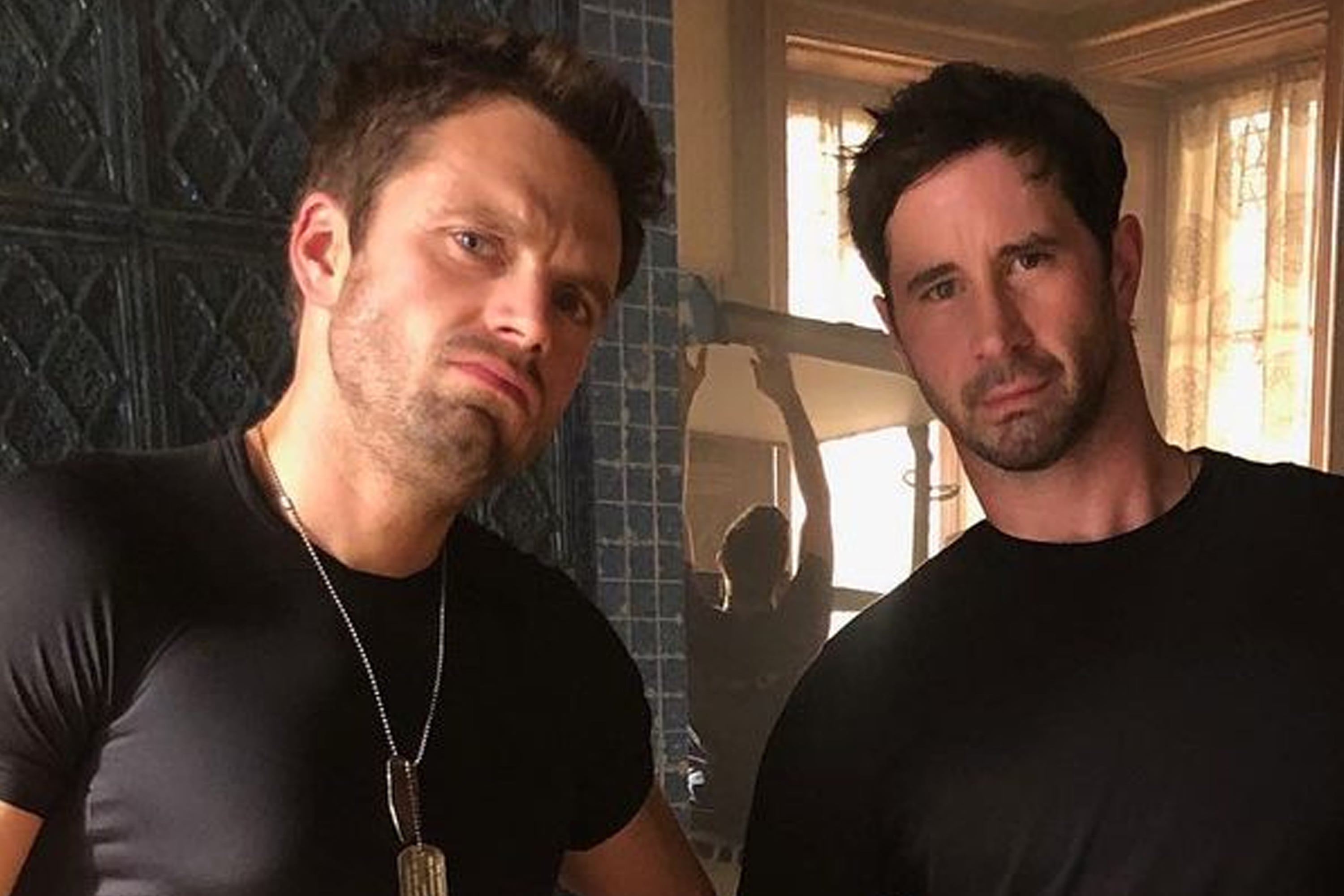 Sebastian Stan's Instagram Photo With Bucky's Arm on Set | POPSUGAR ...