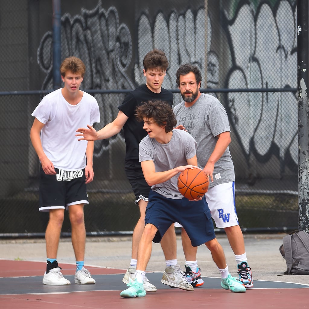 One Direction Playing Basketball