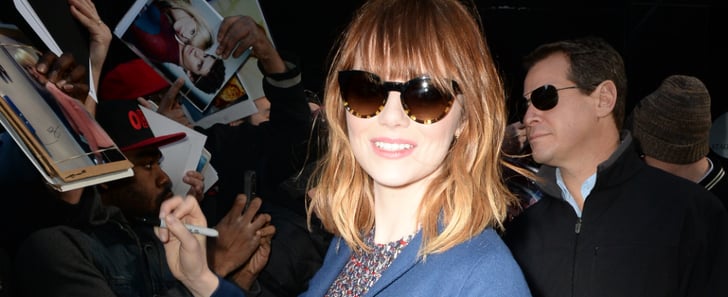 Emma Stone Bangs 2014 | POPSUGAR Beauty