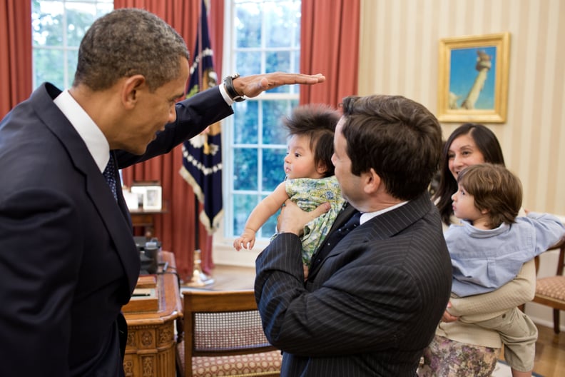President Barack Obama's Best Pictures With Kids | POPSUGAR Celebrity
