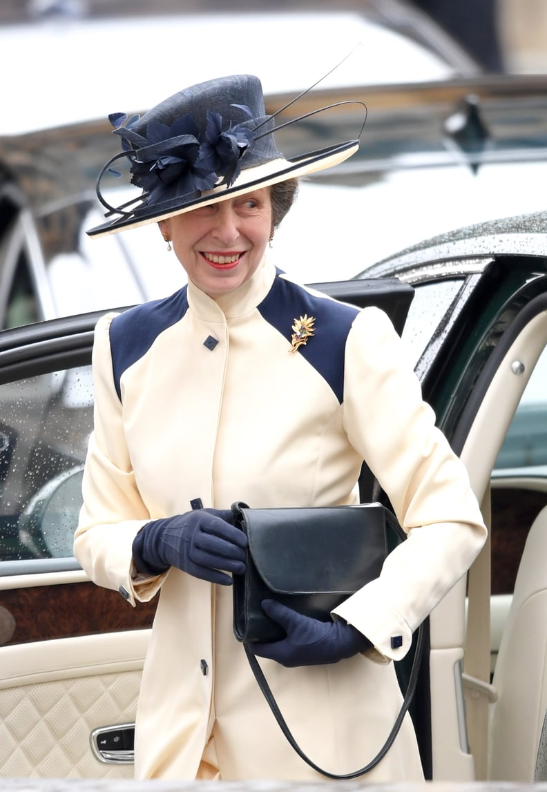 Princess Anne Wearing White Coat | PS Fashion