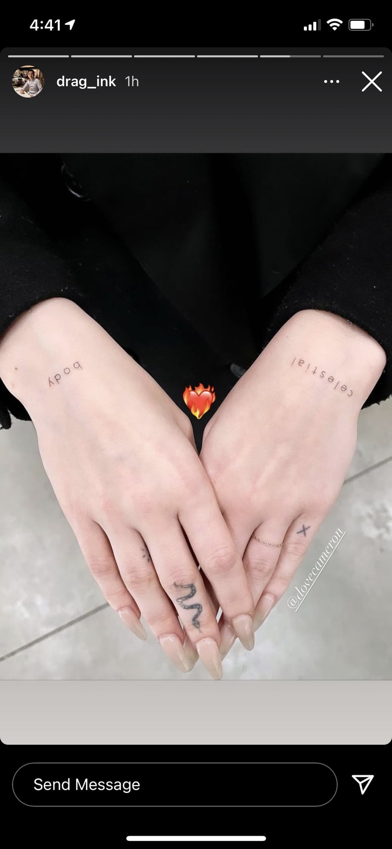 Dove Cameron Showed Off Two New Wrist Tattoos | PS UK Beauty