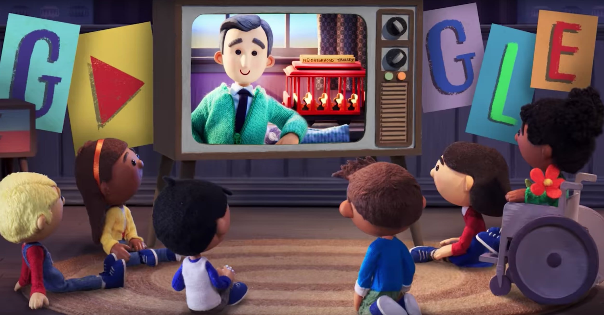 Mister Rogers Google Doodle Video September 2018 | PS Entertainment