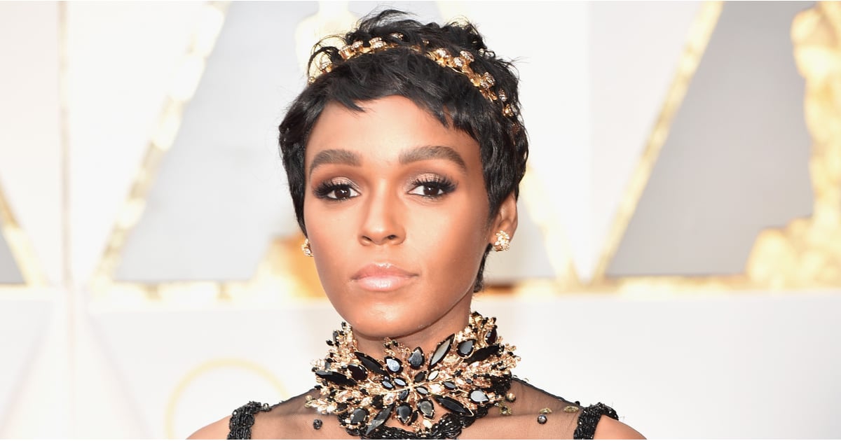 Janelle Monae Hair and Makeup at the 2017 Oscars | POPSUGAR Beauty