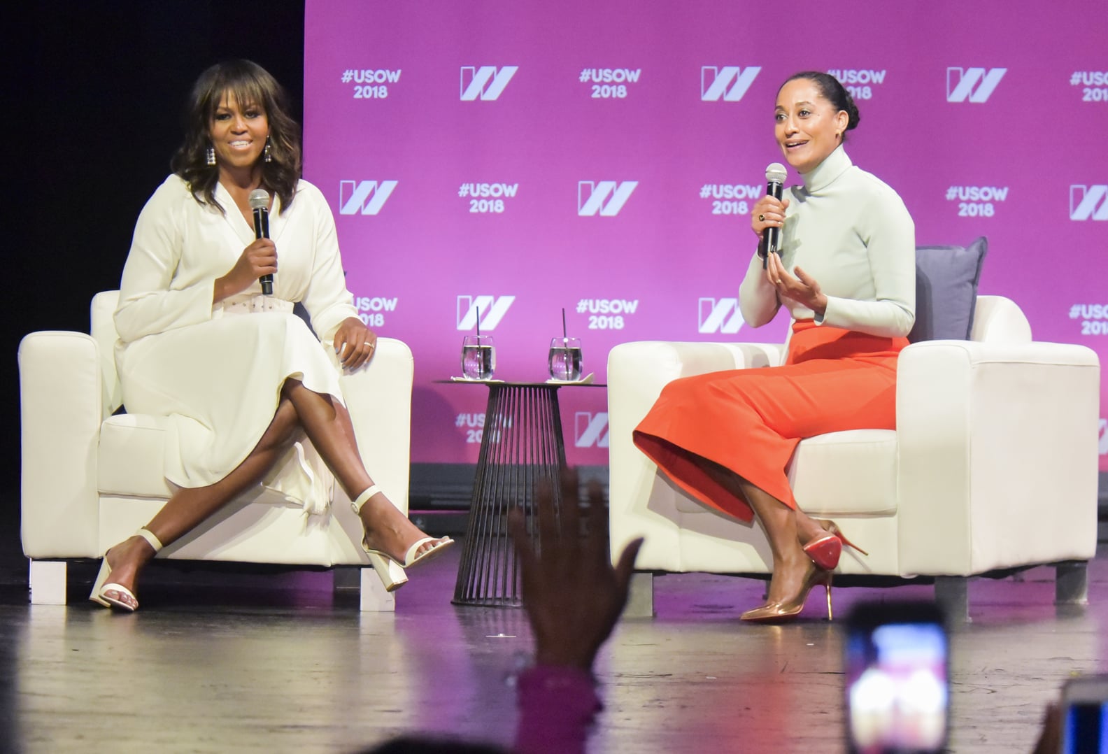 Michelle Obama White Rachel Comey Wrap Dress | POPSUGAR Fashion