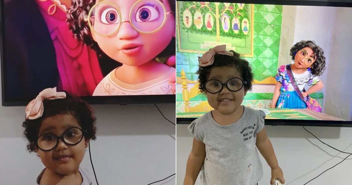 Girl's Reaction to Looking Like Young Mirabel From Encanto | POPSUGAR ...