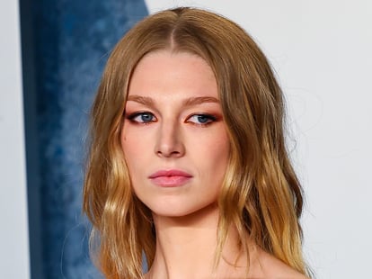 Hunter Schafer Wears a Feather Top to an Oscars Afterparty | POPSUGAR ...