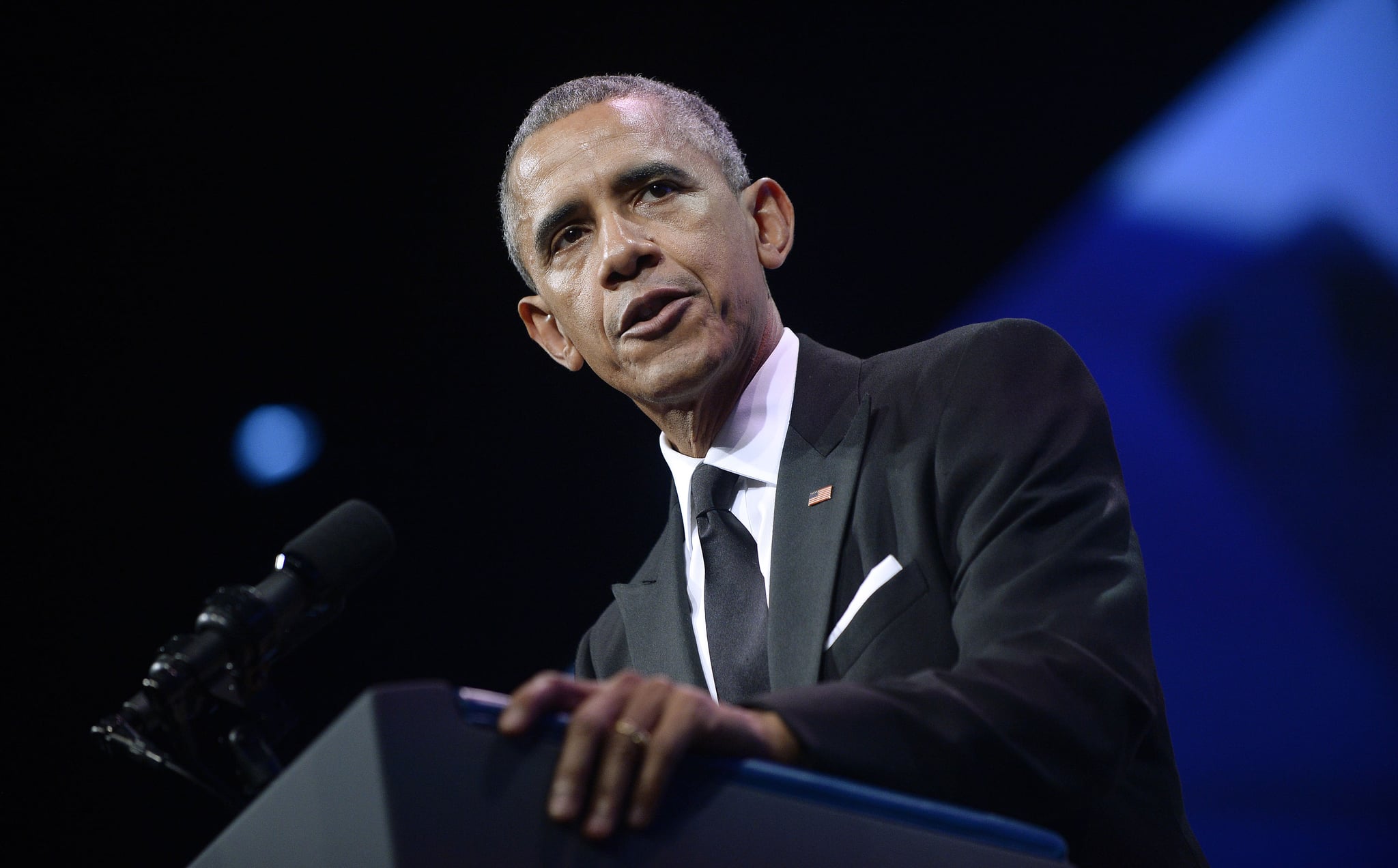 President Obama Speech on France Attack 2015 | POPSUGAR News