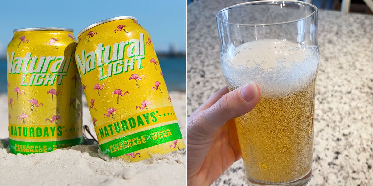 Natural Light's Pineapple Lemonade Beer Review | POPSUGAR Food