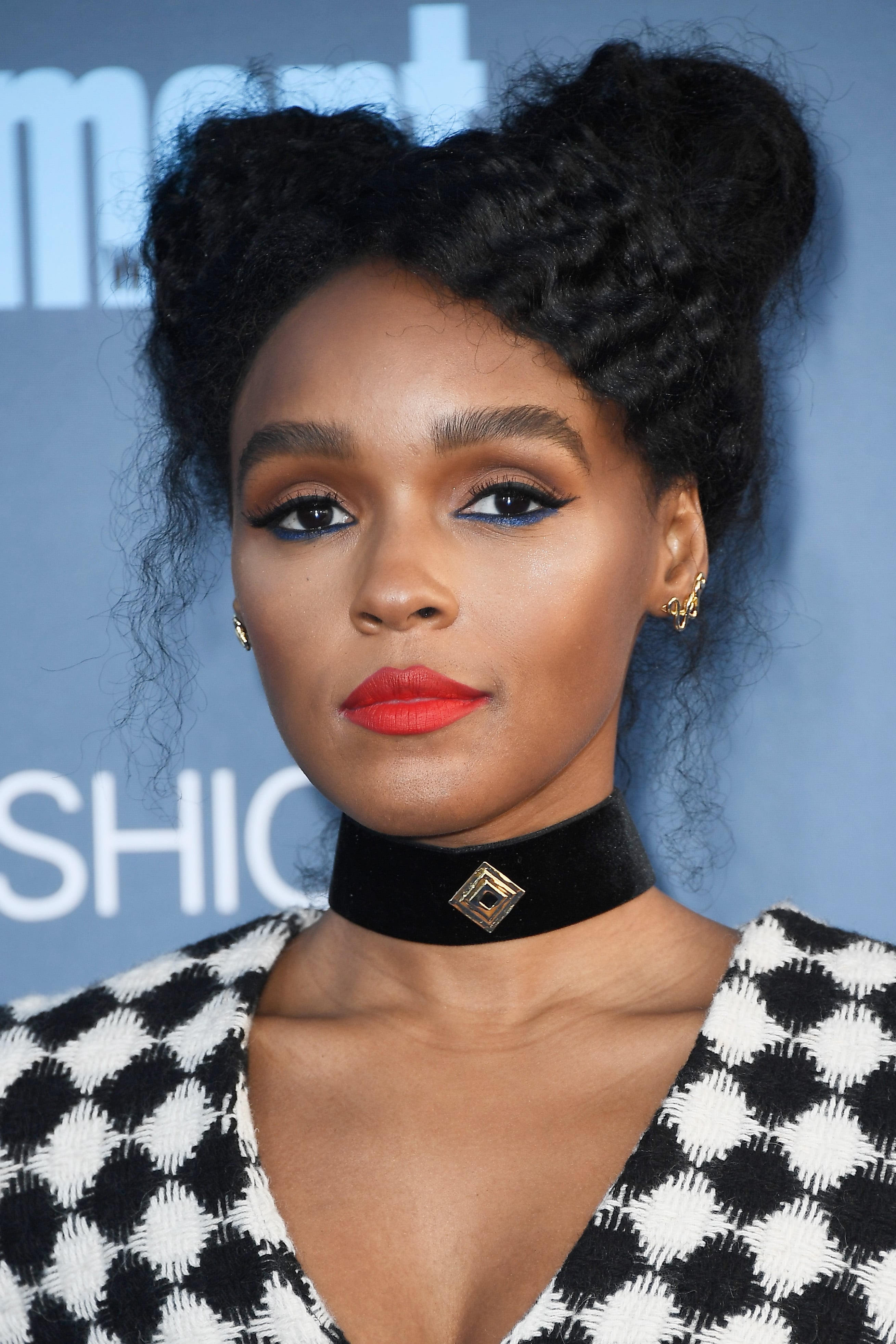 Janelle Monae Makeup and Hair at 2017 Critics' Choice Awards | PS Beauty