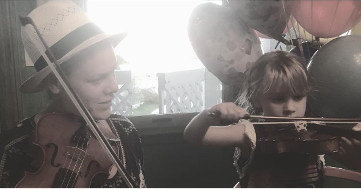 Pink Surprises Daughter With Matt Damon Birthday Cake 2016 | POPSUGAR ...