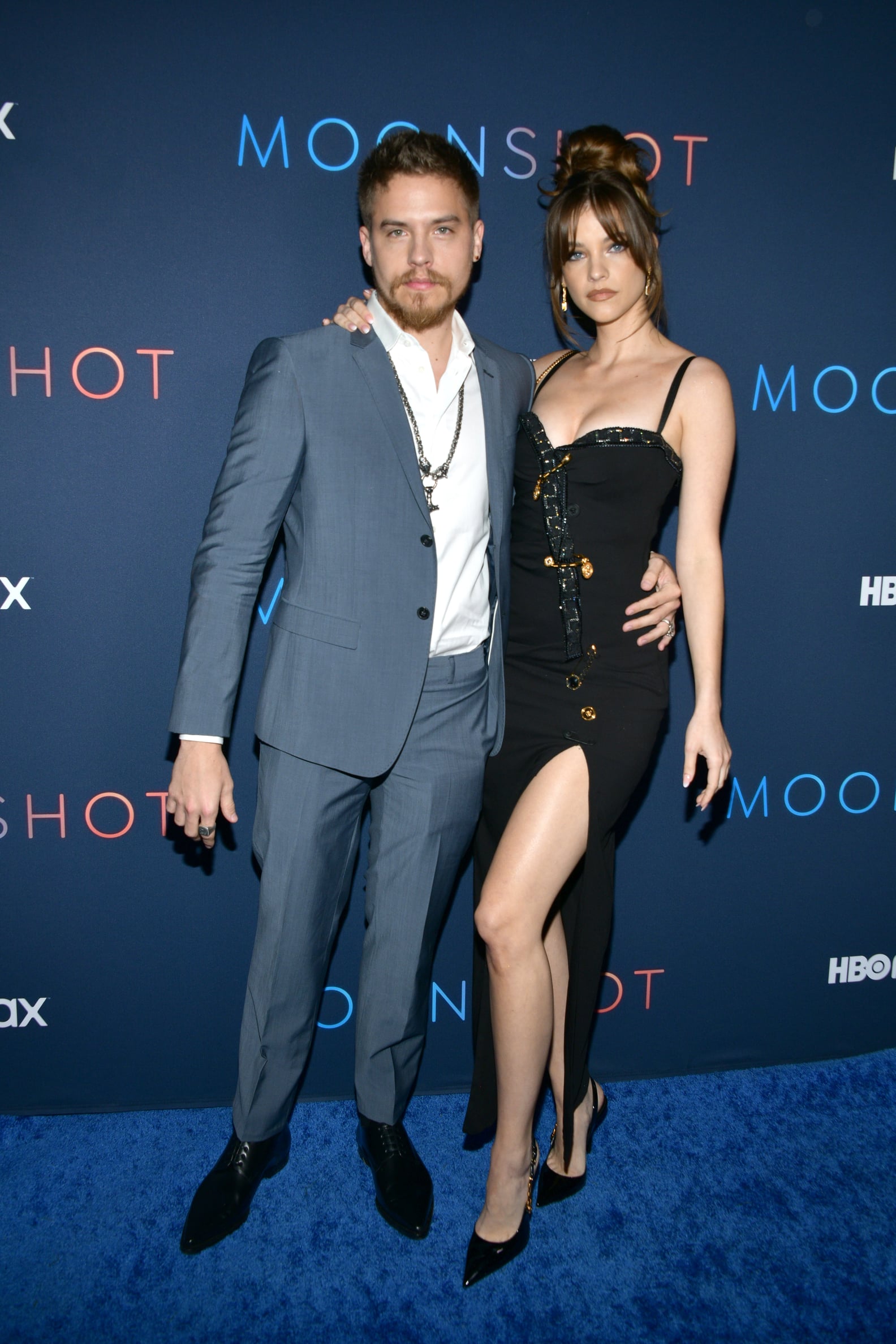 Barbara Palvin's Versace Dress at the Moonshot Premiere | PS Fashion