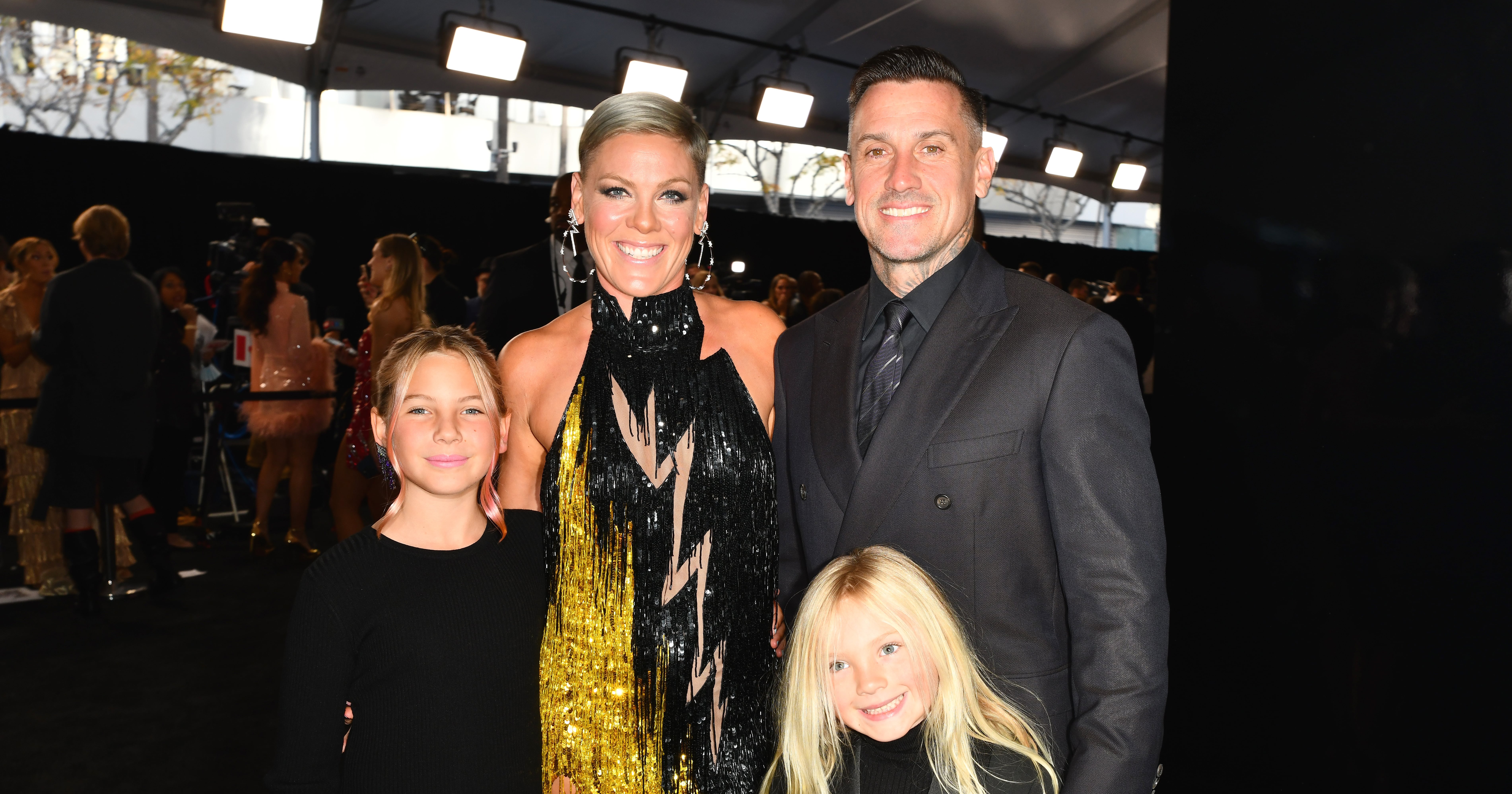 Pink and Her Family at the 2022 American Music Awards | PS Celebrity