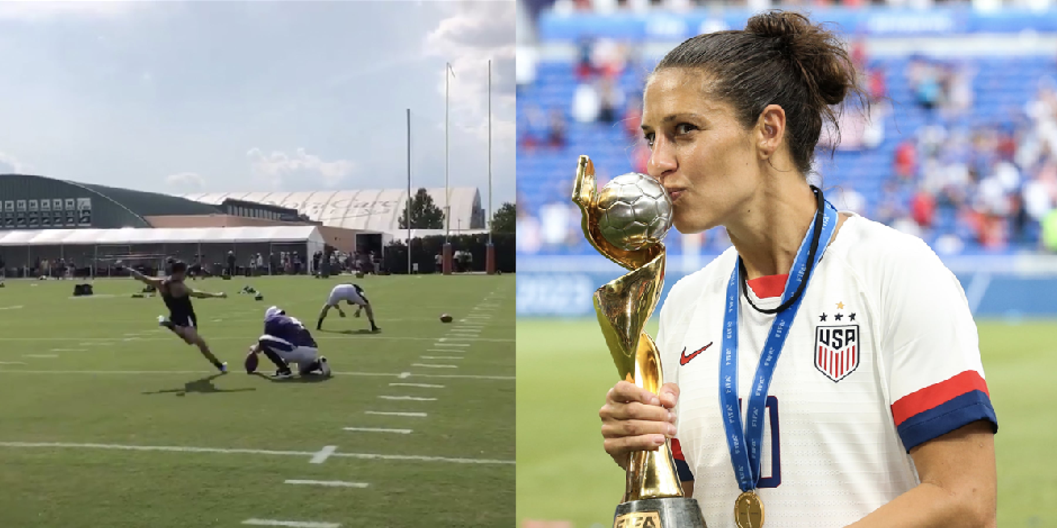 Carli Lloyd's 55-Yard Field Goal Video | PS Fitness