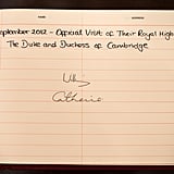 Kate Middleton's Handwriting Pictures | POPSUGAR Celebrity