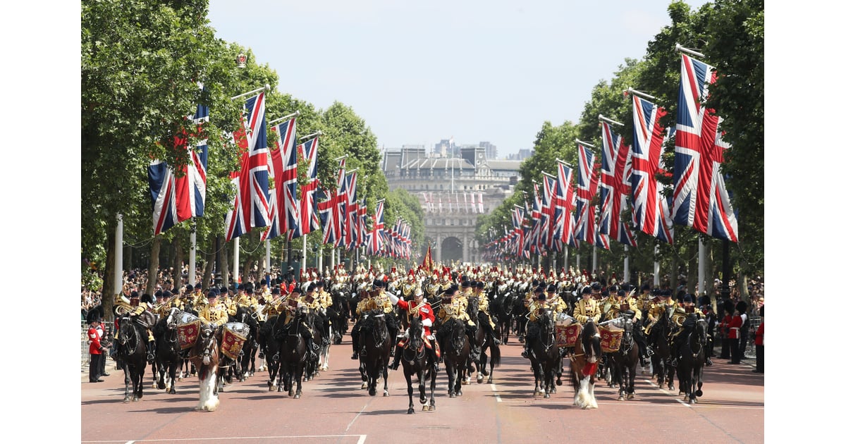 The Procession Along the Mall | Royal Family at Trooping the Colour ...