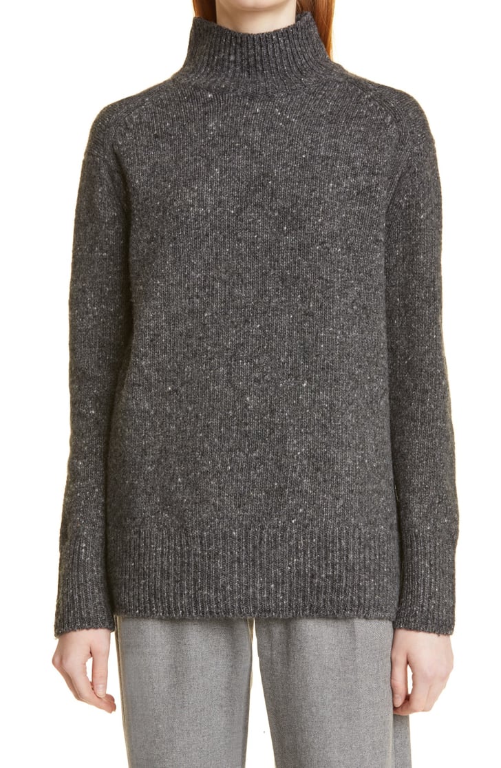 A Thick Turtleneck: Vince Donegal Wool & Alpaca Blend Turtleneck 