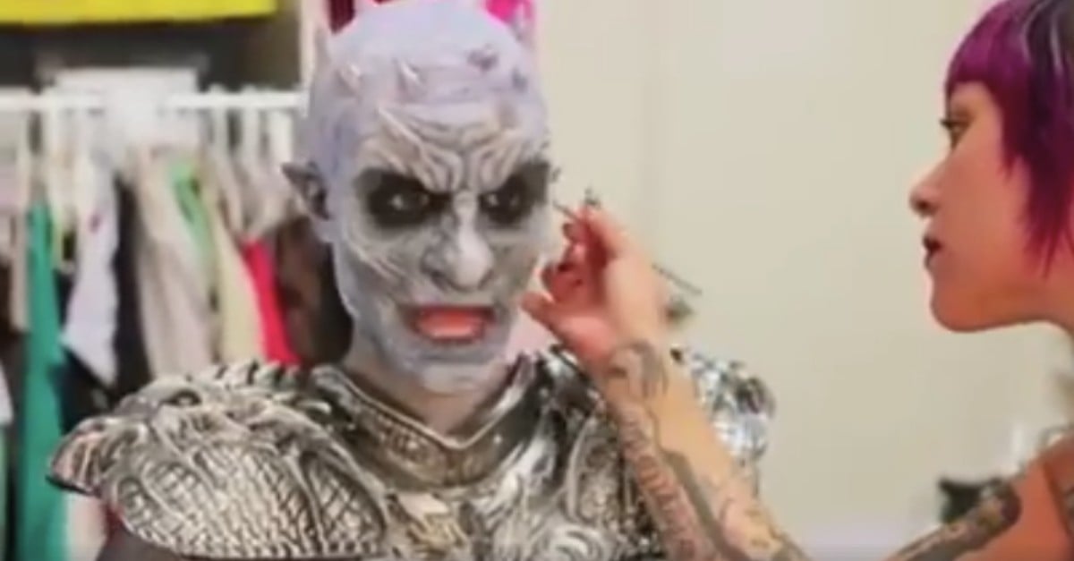 Game of Thrones Night King Getting Makeup Done | PS Beauty