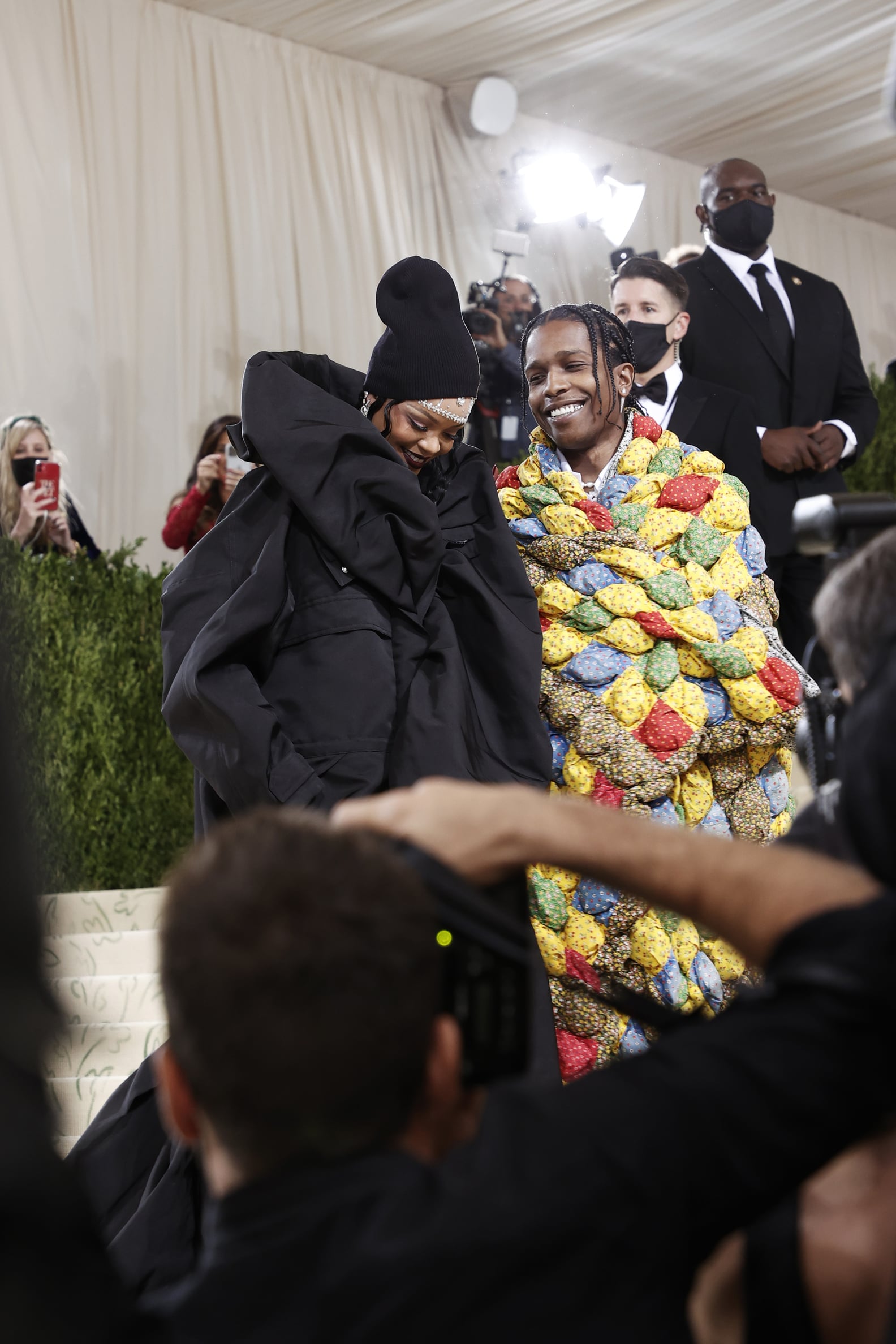 Rihanna and A$AP Rocky Cozy Up at 2021 Met Gala | Photos | PS Celebrity