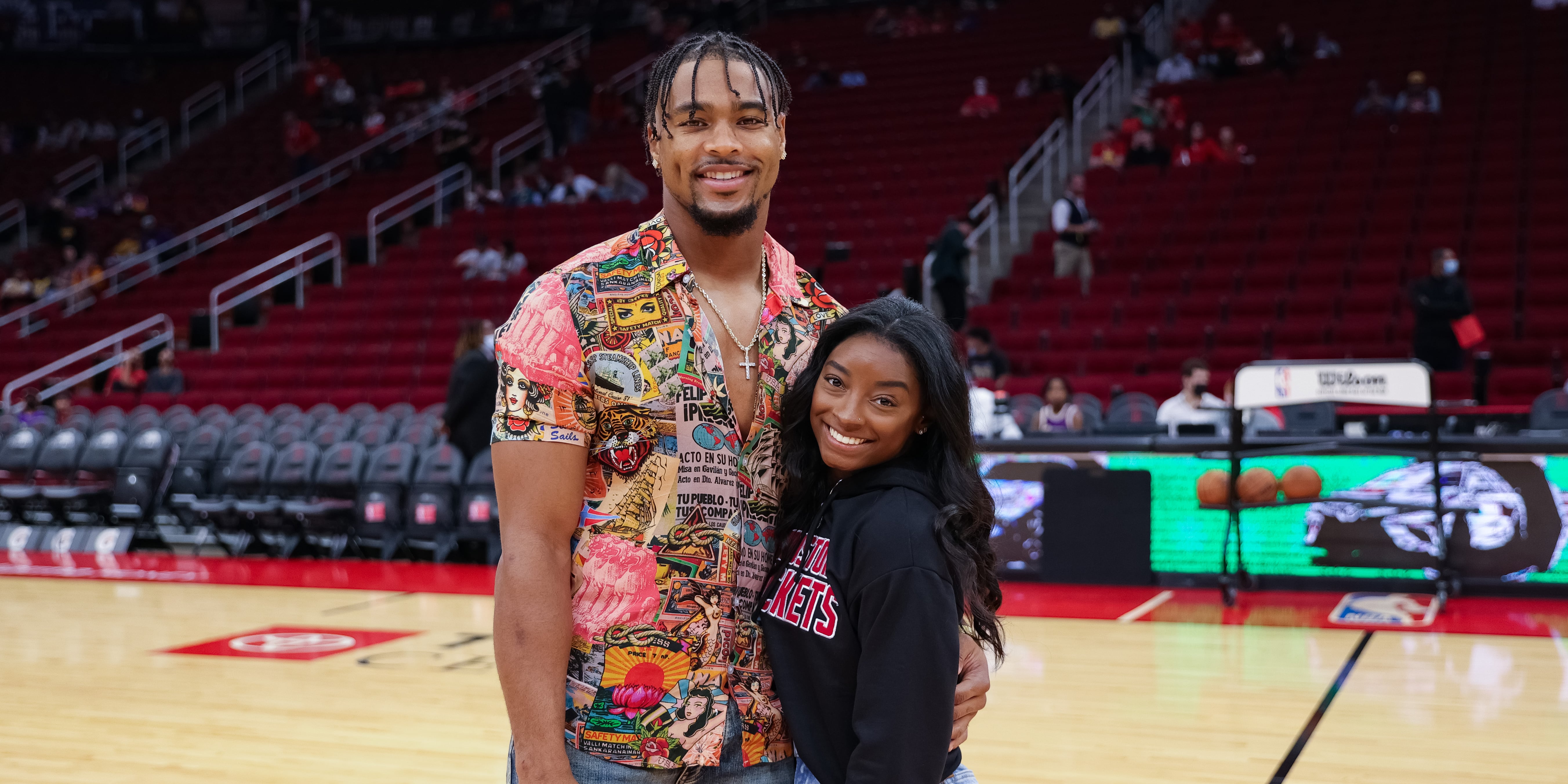 Simone Biles's Supermodel Nails Complement Her Ring | POPSUGAR Beauty